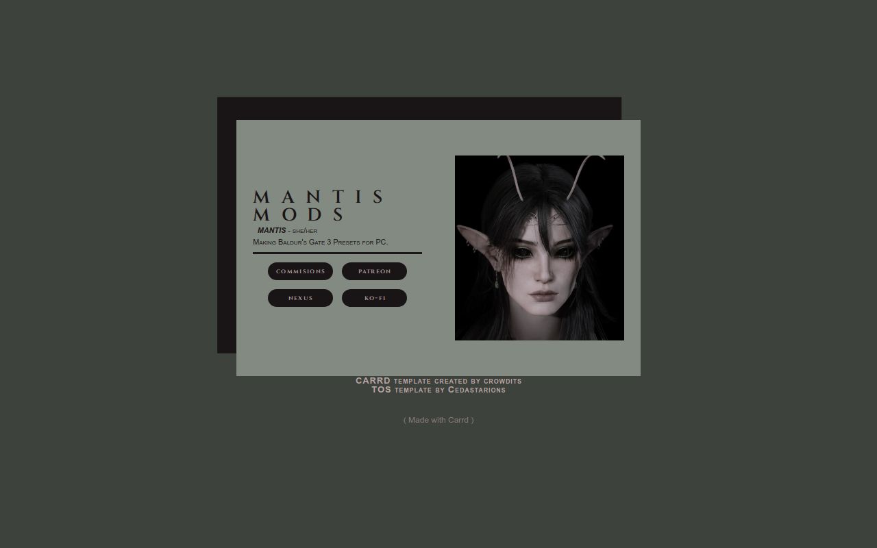 MANTIS MODS